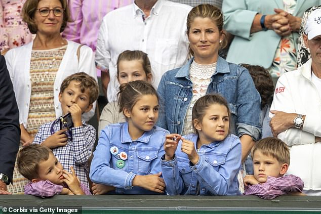 Federer's doubles! Tennis legend's two sets of nepo baby twins lead ...