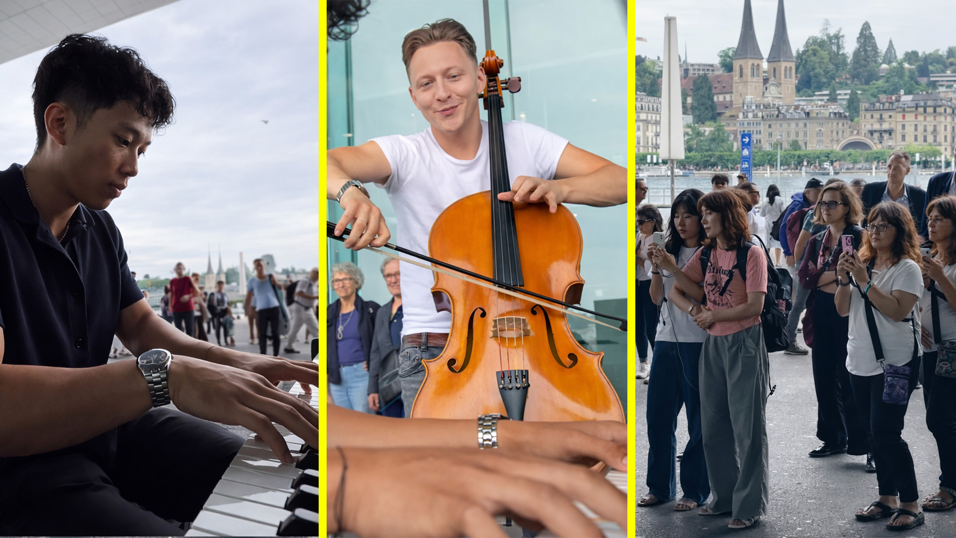 A famous cellist joins me for Viva la Vida in public