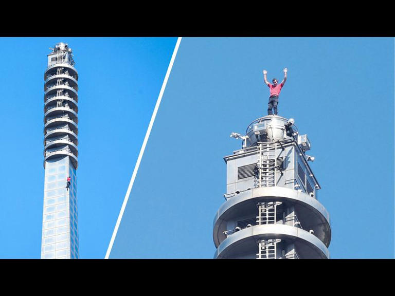 500 Meter ohne Sicherung: Starkletterer bezwingt Wolkenkratzer in Taipeh