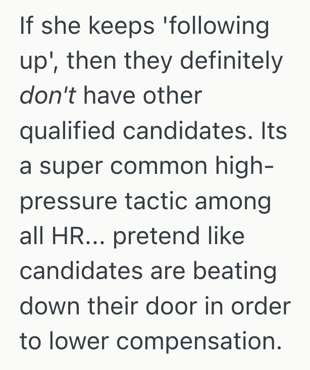 Job candidate countered a lowball offer from a greedy HR department, so ...