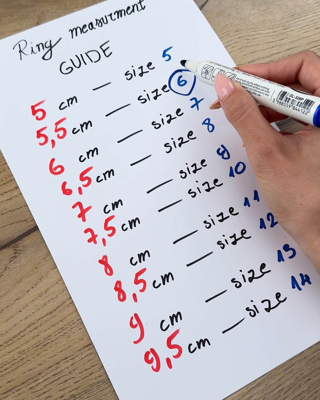 The most accurate ring measurement method💍