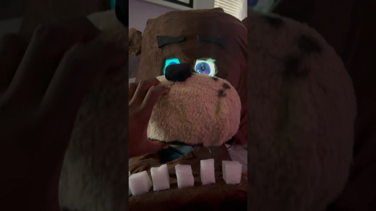 Inside our scary DIY Five Nights Freddy Fazbear
