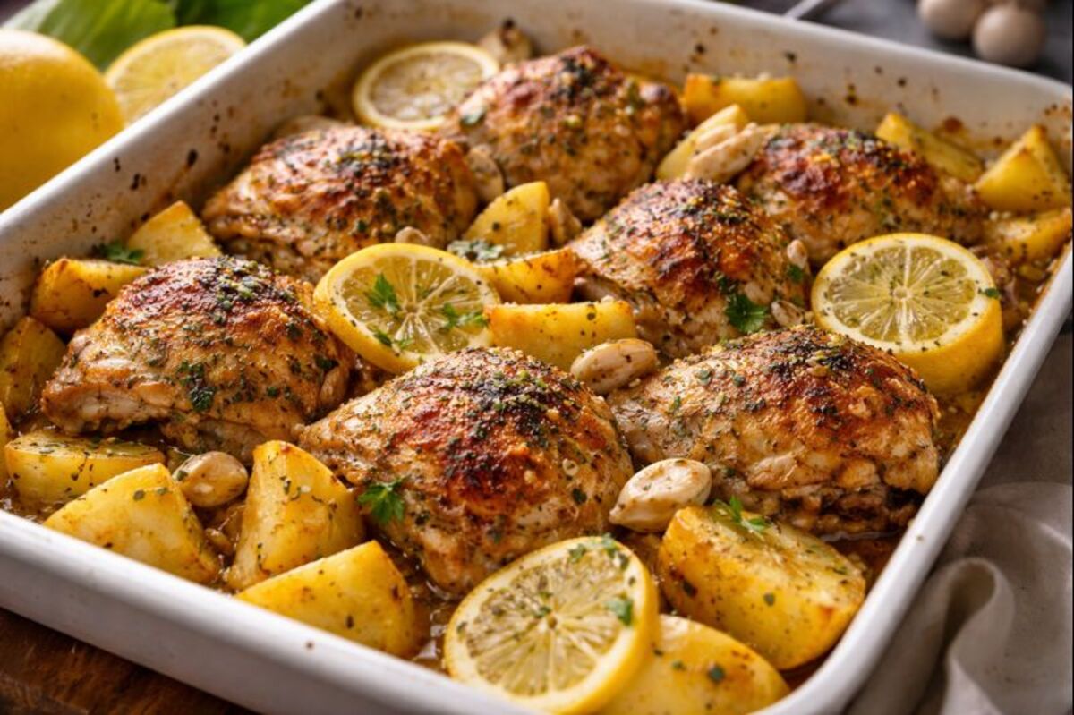 Ce poulet grec au citron et à l’ail va ringardiser votre rôti du ...