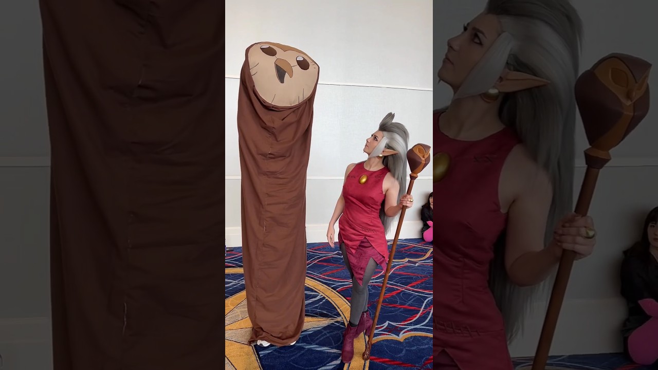 Hooty is smol. Hooty also big. w/@AkemikunCosplay #theowlhouse # ...