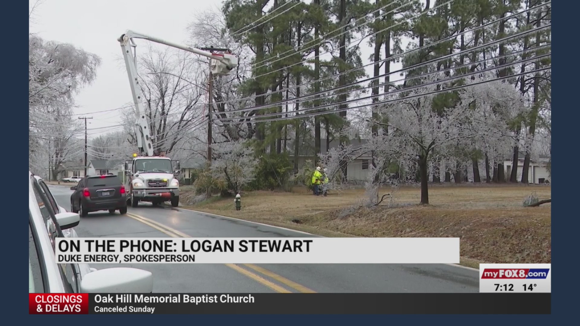 Duke Energy spokesperson talks Sunday morning outages