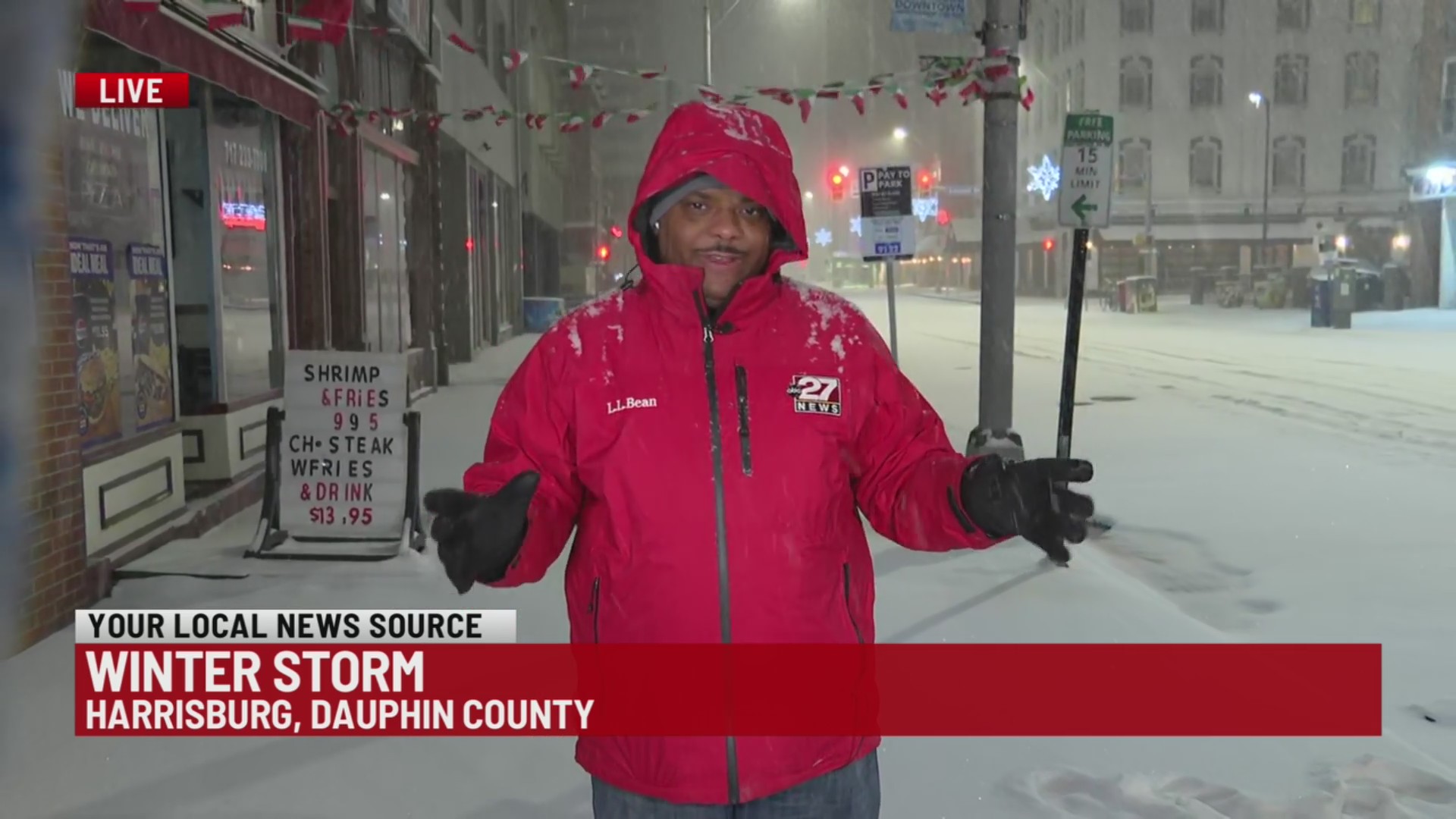 James Crummel on winter storm in Harrisburg