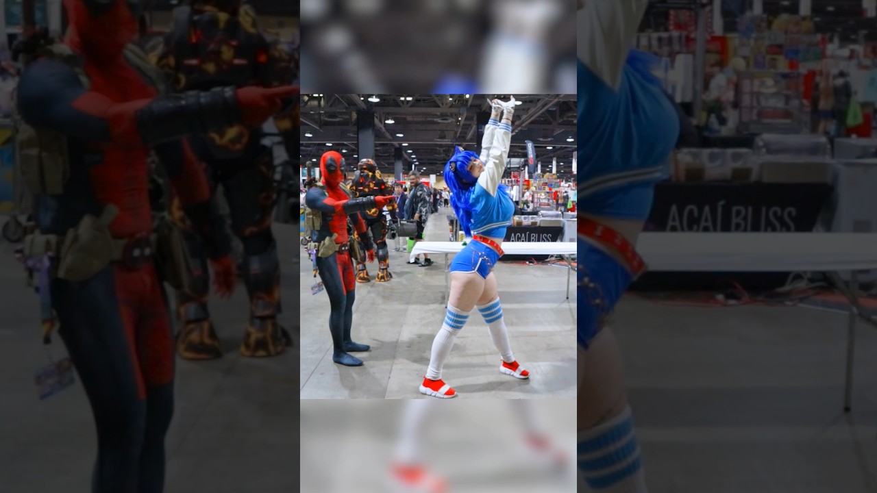 Deadpool vs Sonic (the sequel) #deadpool #sonic #cosplay