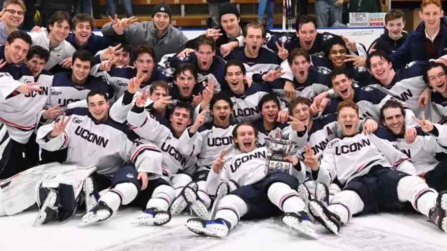 Night of comebacks ends with separation Saturday in college hockey ...