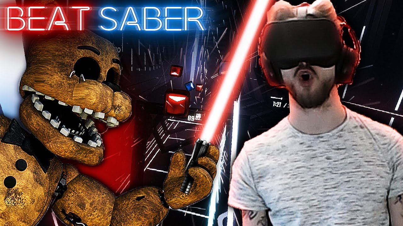 One of the hardest FNAF songs I've ever played | Beat Saber VR Expert+ ...