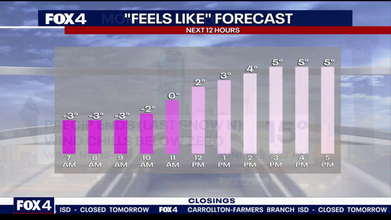 Dallas weather: How much snow did Dallas get? Snow totals, power ...