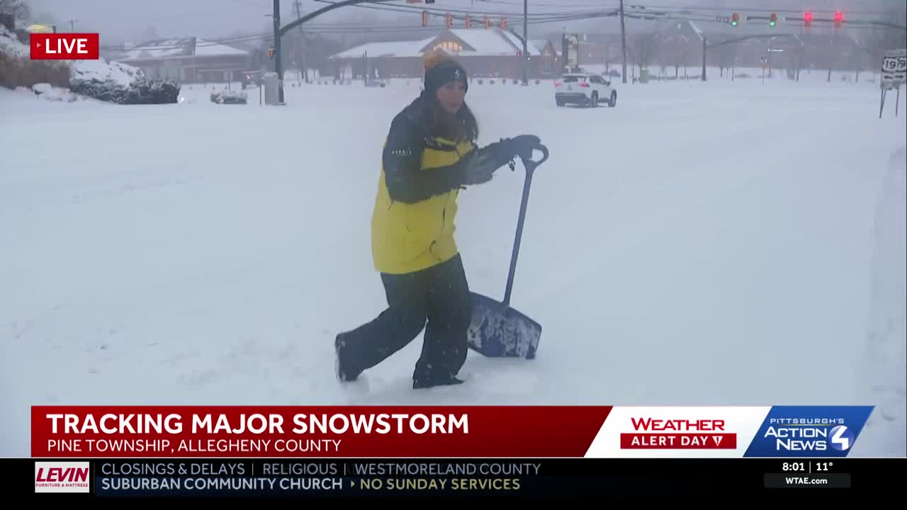 Snowstorm hits western Pennsylvania: See conditions in Pittsburgh's ...