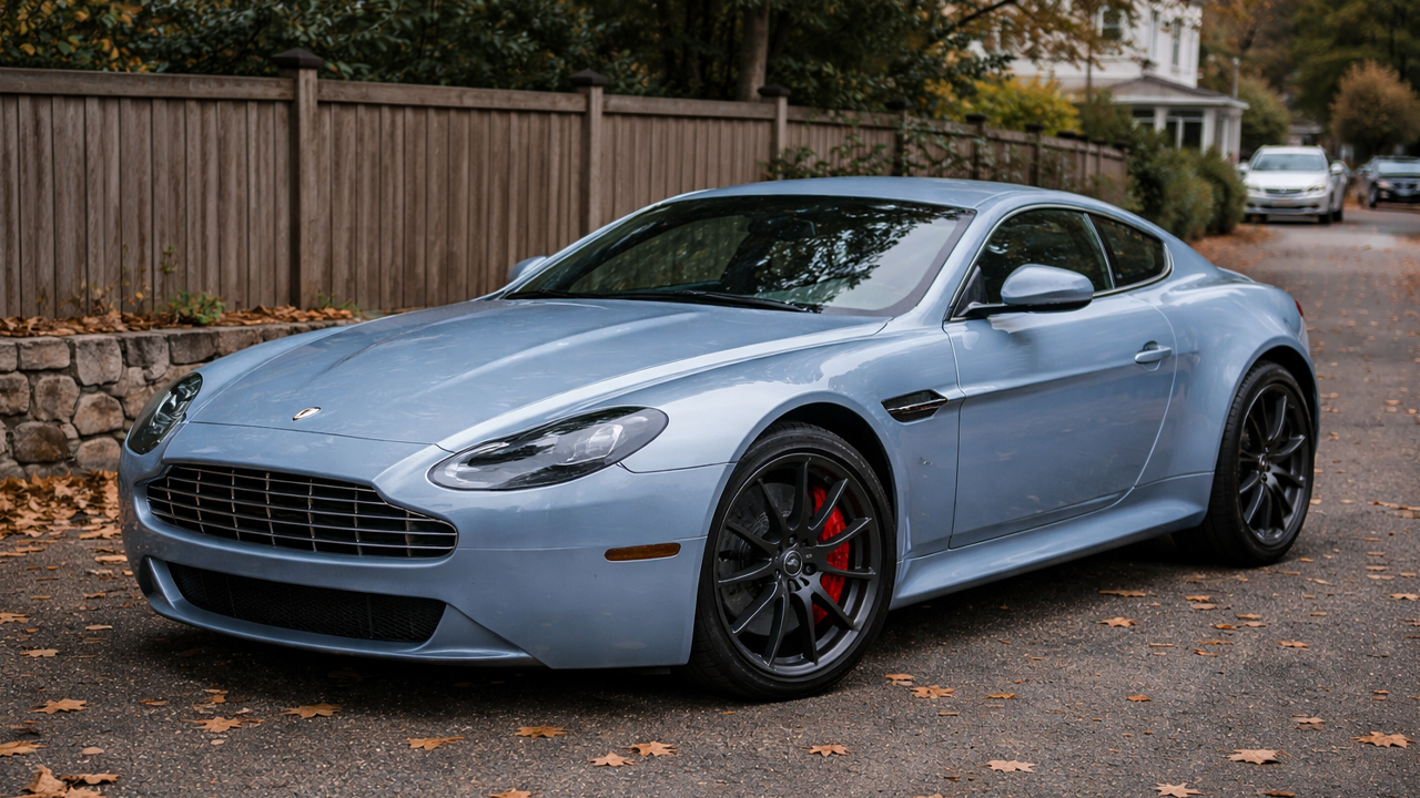 What happens after fixing an abandoned Aston Martin?