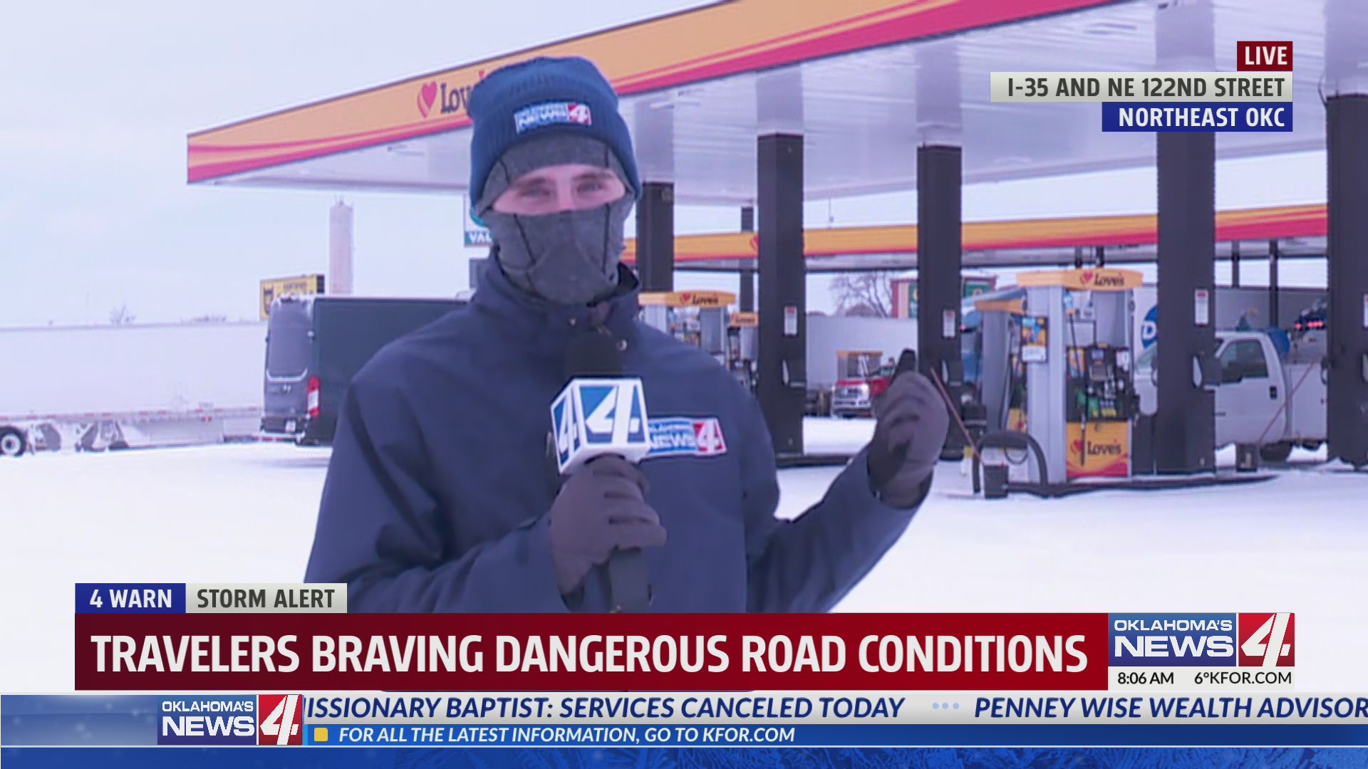 Winter travel conditions remain hazardous