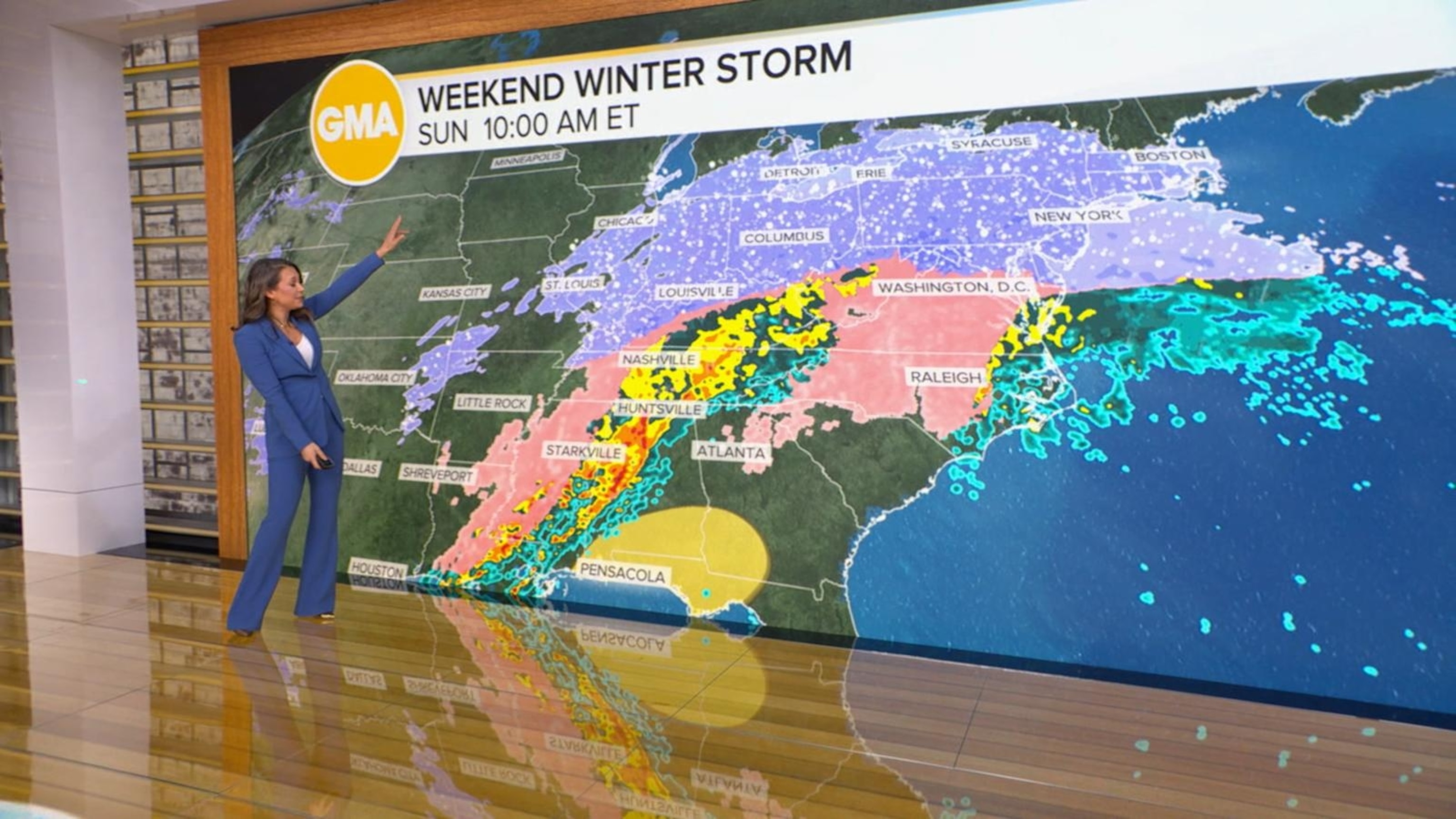 Latest on the storm track and timing