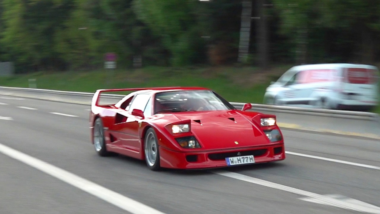 Supercars and sports cars depart from famed track stop