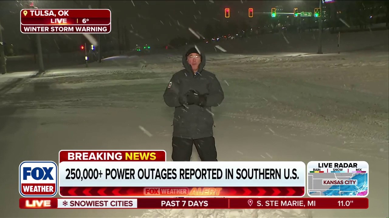 FOX Weather storm specialist Mike Seidel is in Tulsa as snow ...