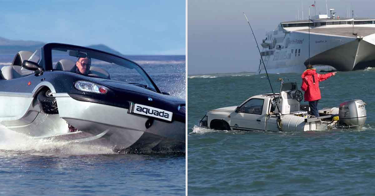 10 cool cars that also work as boats, kind of