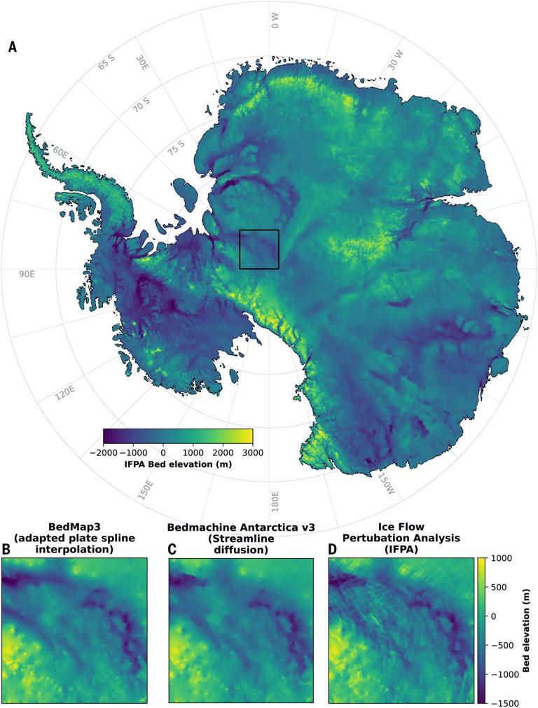 Satellites ‘X-ray’ Antarctica, new map reveals hidden world under 2 kms ice