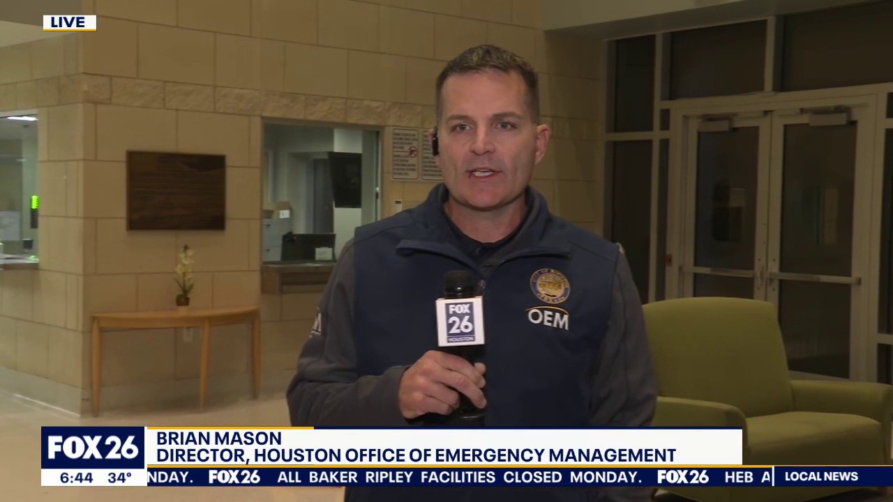 Houston OEM gives update on winter storm Sunday morning
