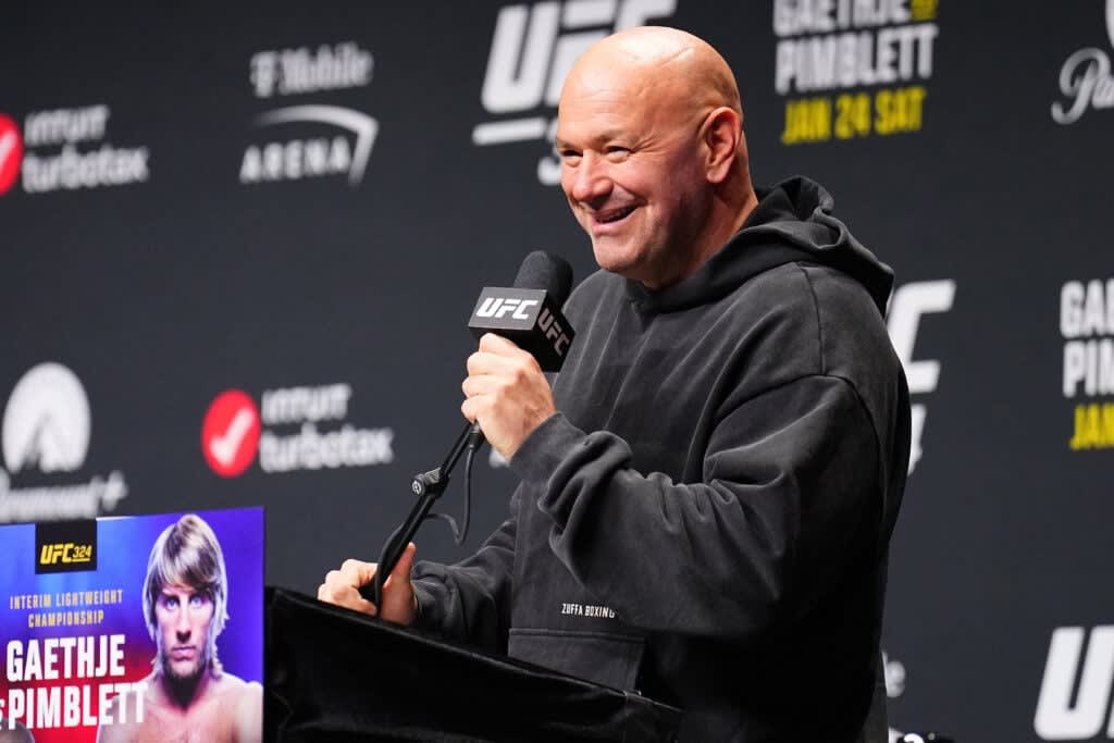 Dana White responds to complaints about ads during UFC 324 debut on ...