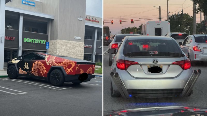 25 utterly bizarre car and truck mods captured in the streets