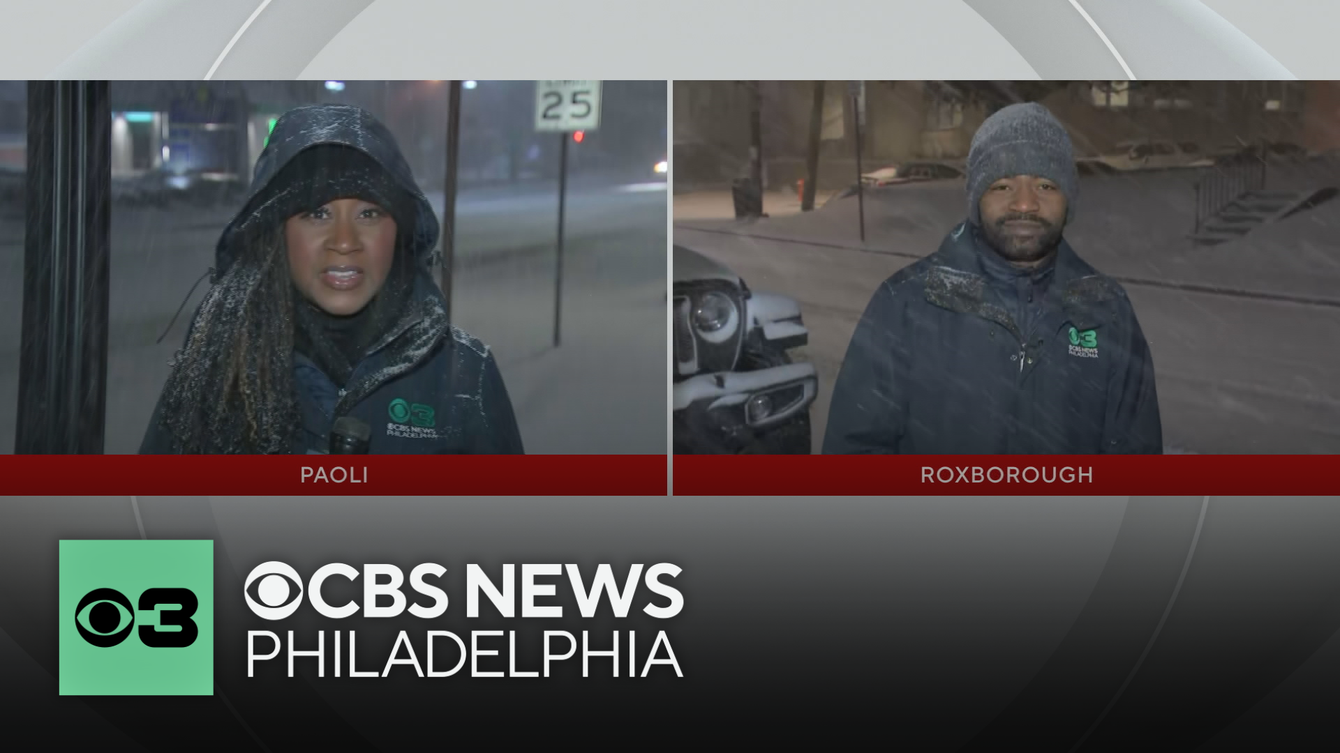 Snow coming down across Philadelphia as winter storm arrives in the ...