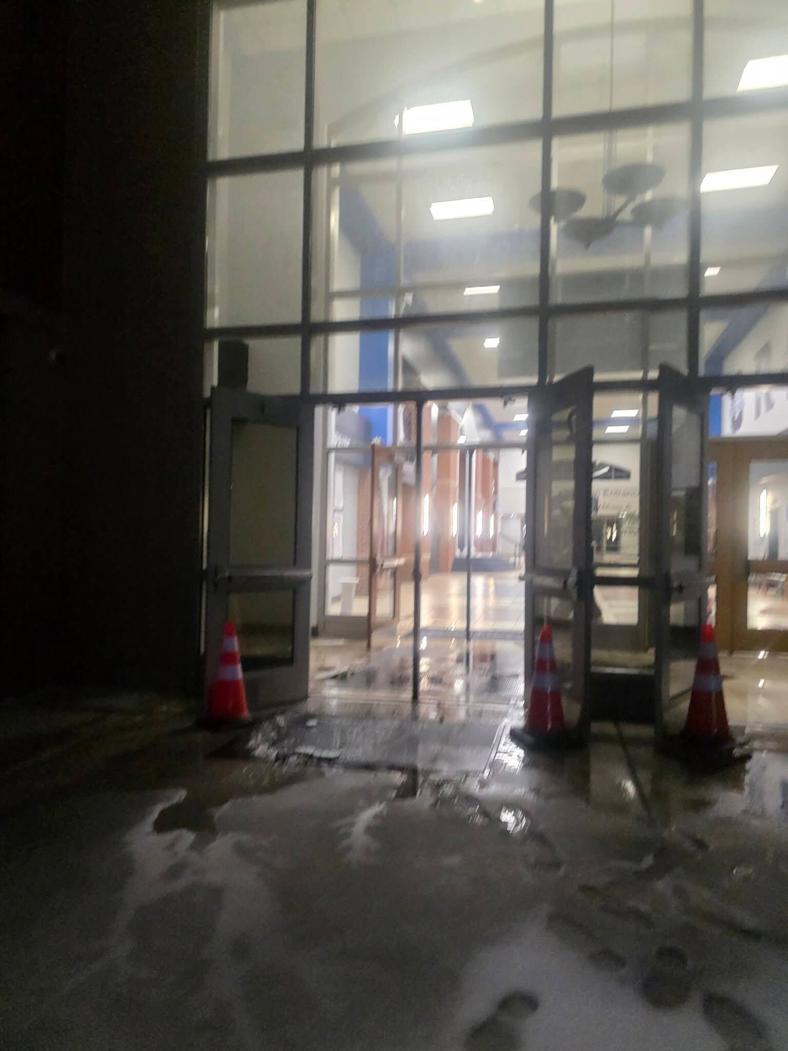 Sprinkler pipe burst determined to be cause of fire alarm at South ...