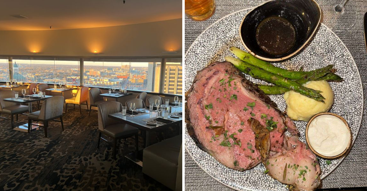 The unique Indiana restaurant where everything is slowly rotating