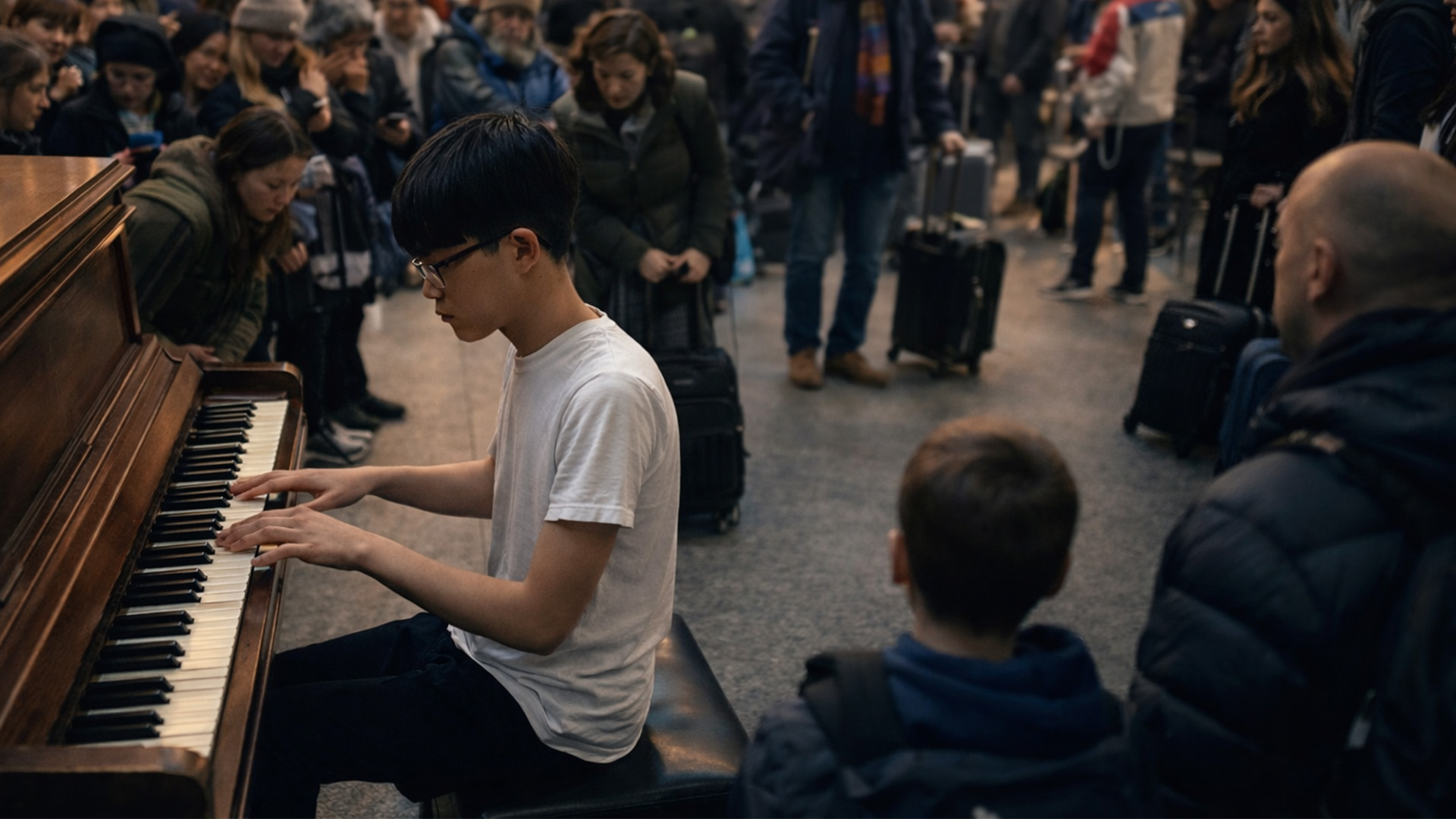 Piano version of Faded played in public