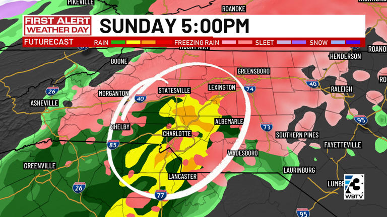 Live coverage: January winter storm latest with WBTV First Alert ...