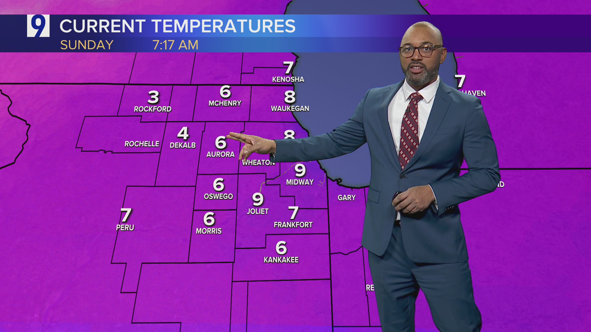 Sunday forecast: Winter weather advisory in effect for most of day ...