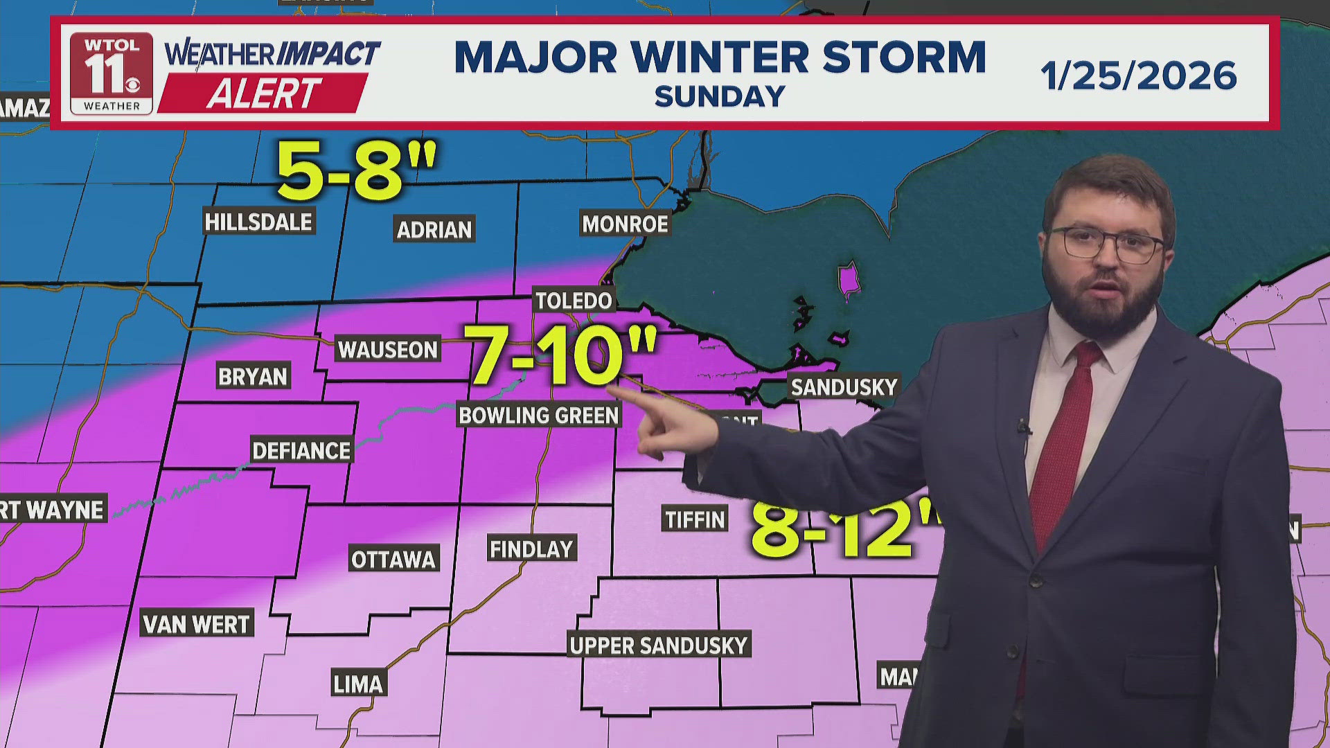 Weather impact alert days: Major winter storm Sunday; frigid cold ...