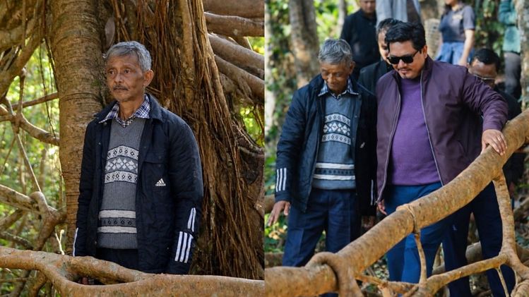 Meghalaya's living root bridge guardian Hally War named Padma Shri awardee