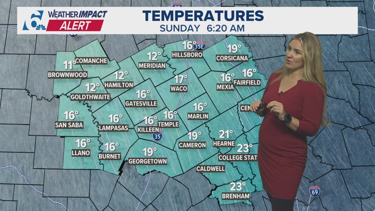 Roads frozen over following freezing rain, chilling cold continues ...