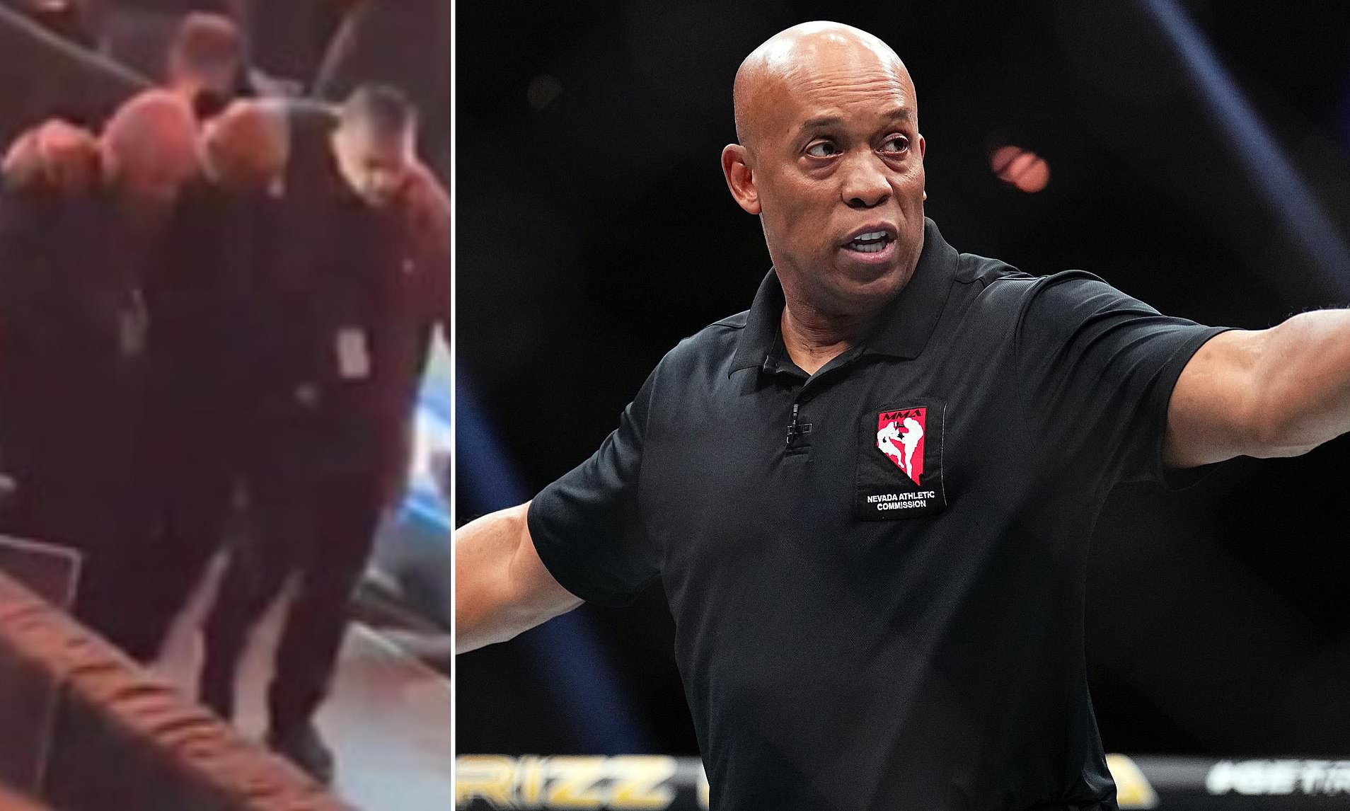 Revealed: Why UFC 324 referee had to be carried out of the arena before ...