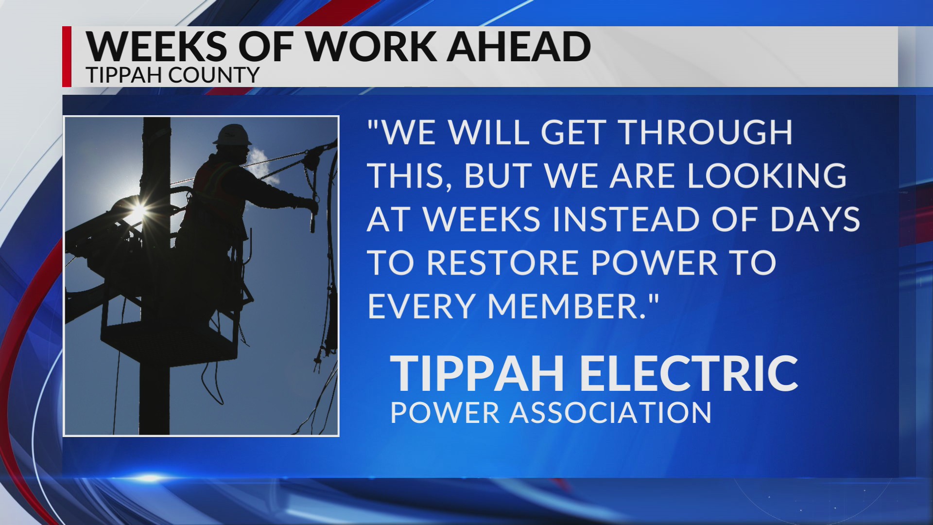 Catastrophic damage to TEPA power systems amid winter storm