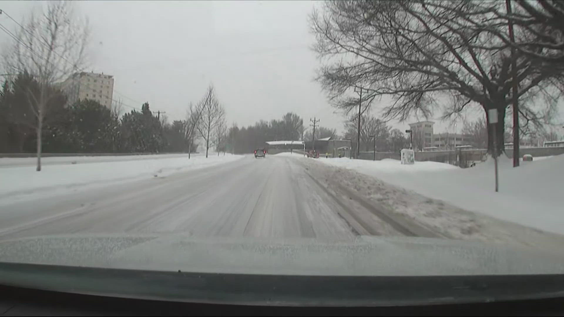 Roads in Montgomery County still working to clear off roads