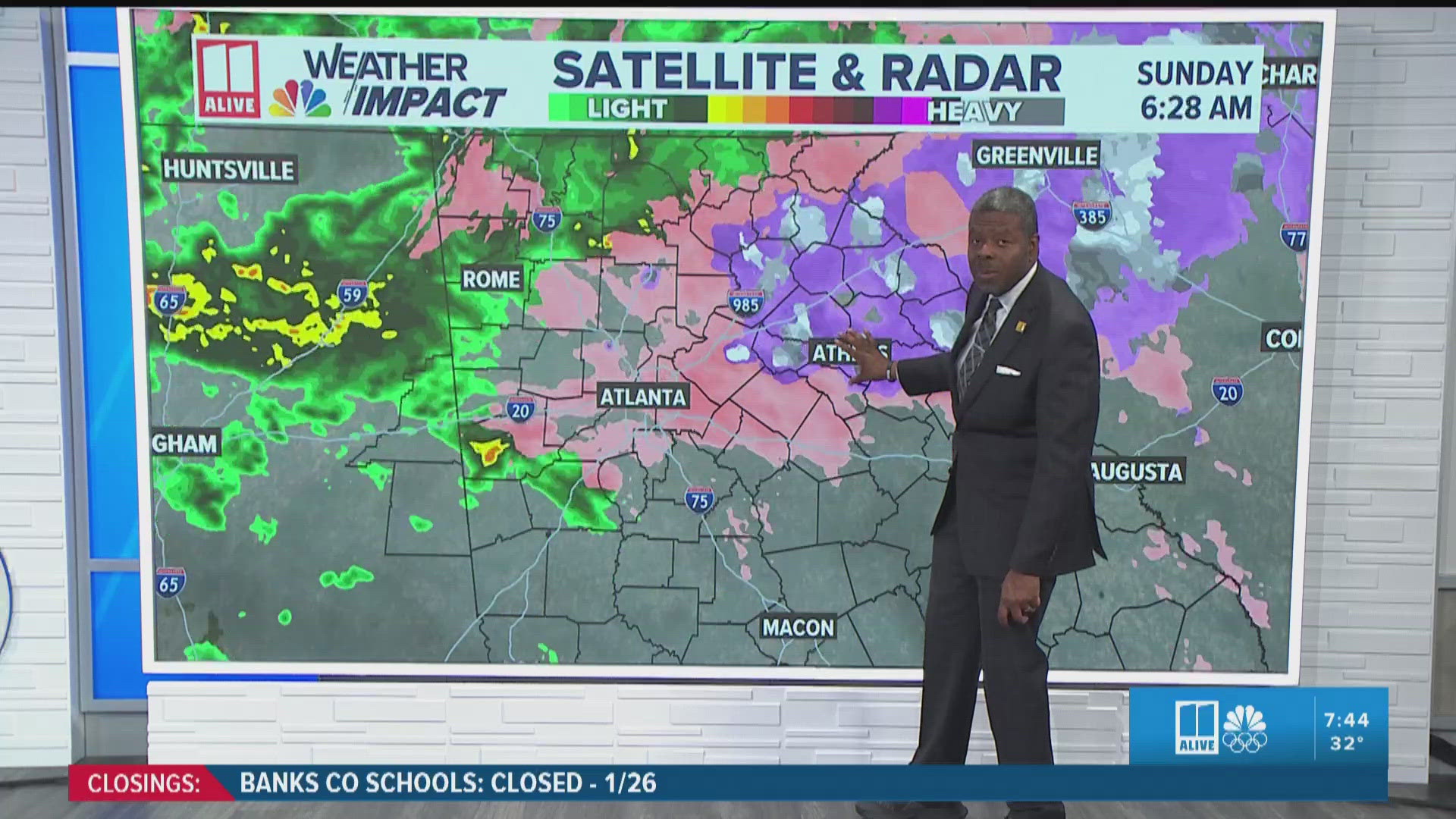 Winter storm forecast | Icy conditions across north Georgia