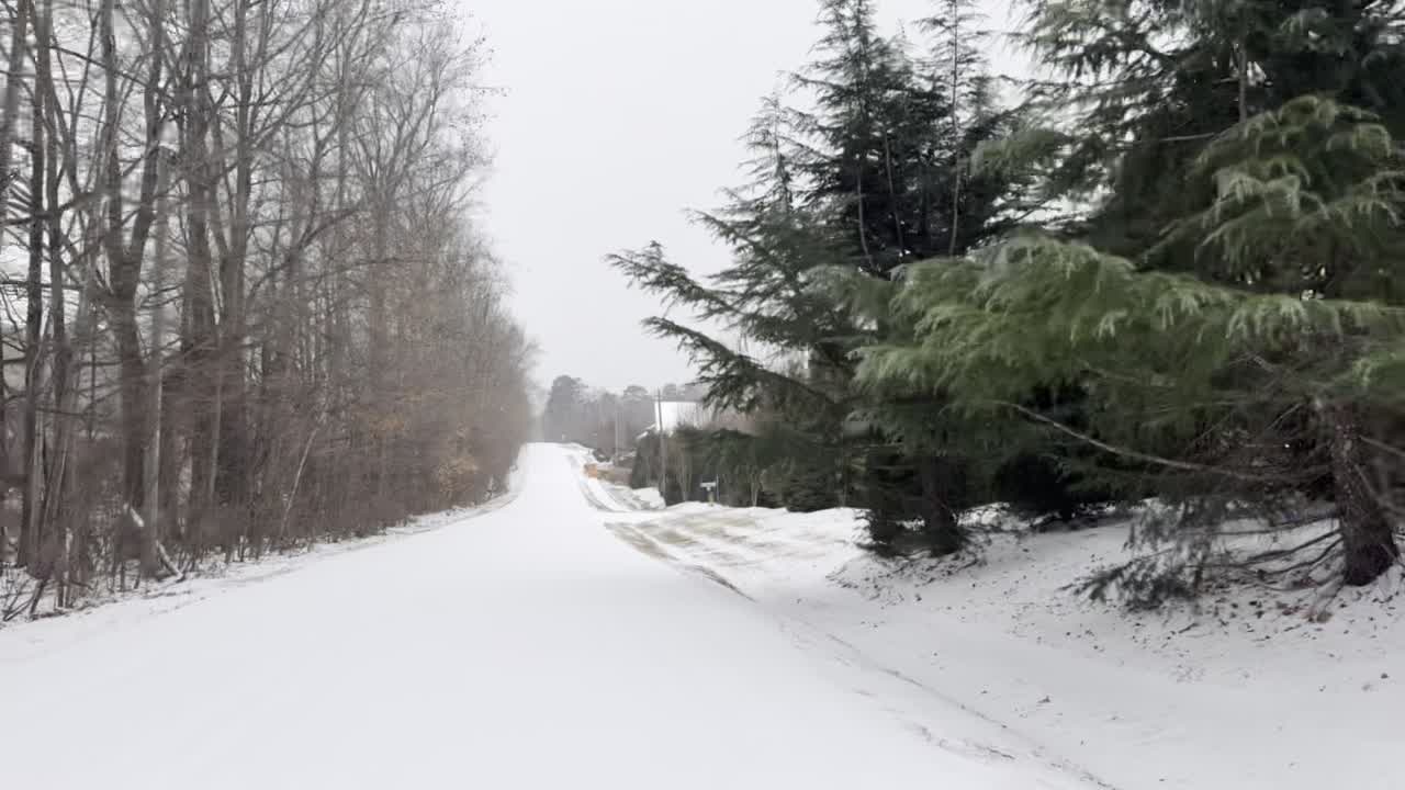 Driving conditions in Winston-Salem Sunday morning