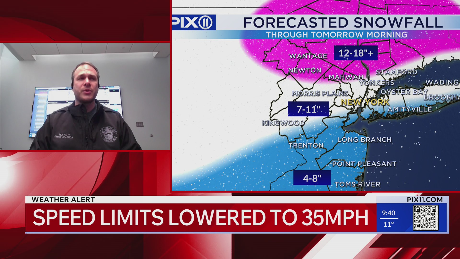 Jersey City mayor discusses snowstorm response