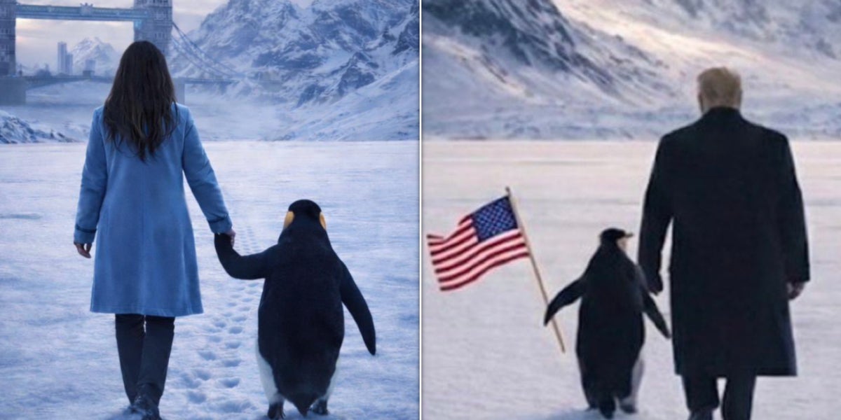Reform's mayoral candidate recreates Trump's controversial penguin meme