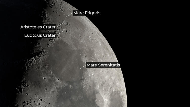 3 stunning lunar craters to explore during the half-lit first quarter ...