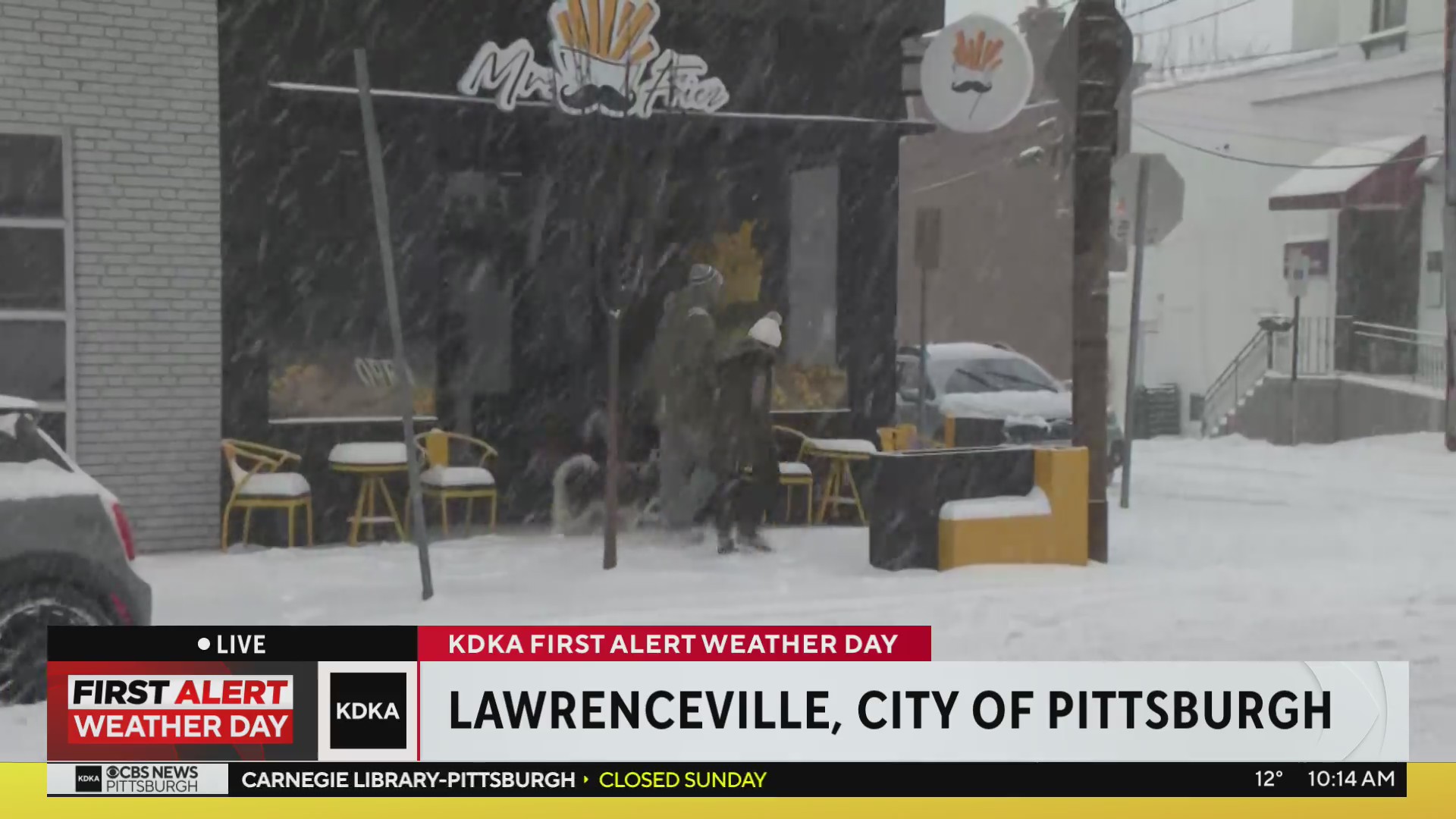 Pittsburghers embracing Sunday's snowstorm