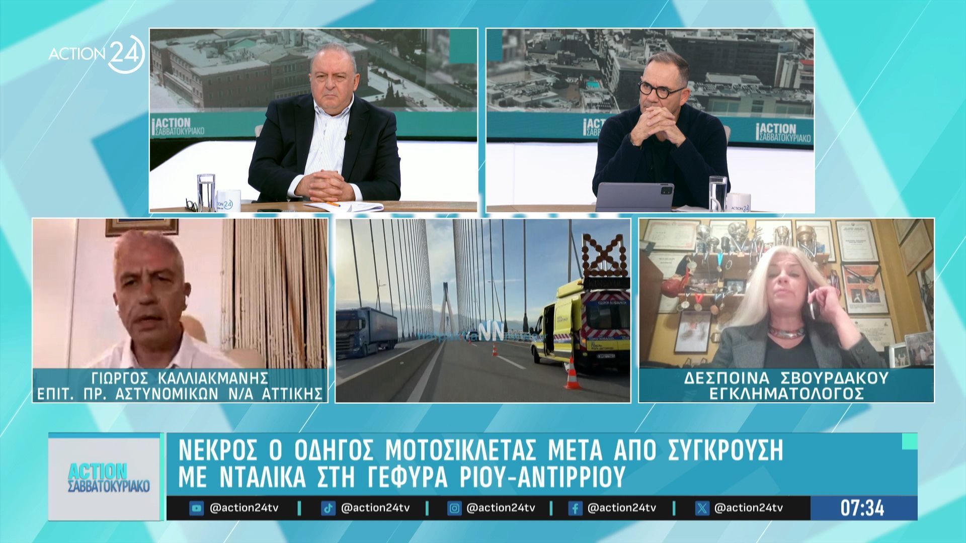 Γ. Καλλιακμάνης & Δ. Σβουρδέκου για τα τροχαία ατυχήματα σε Πάτρα ...