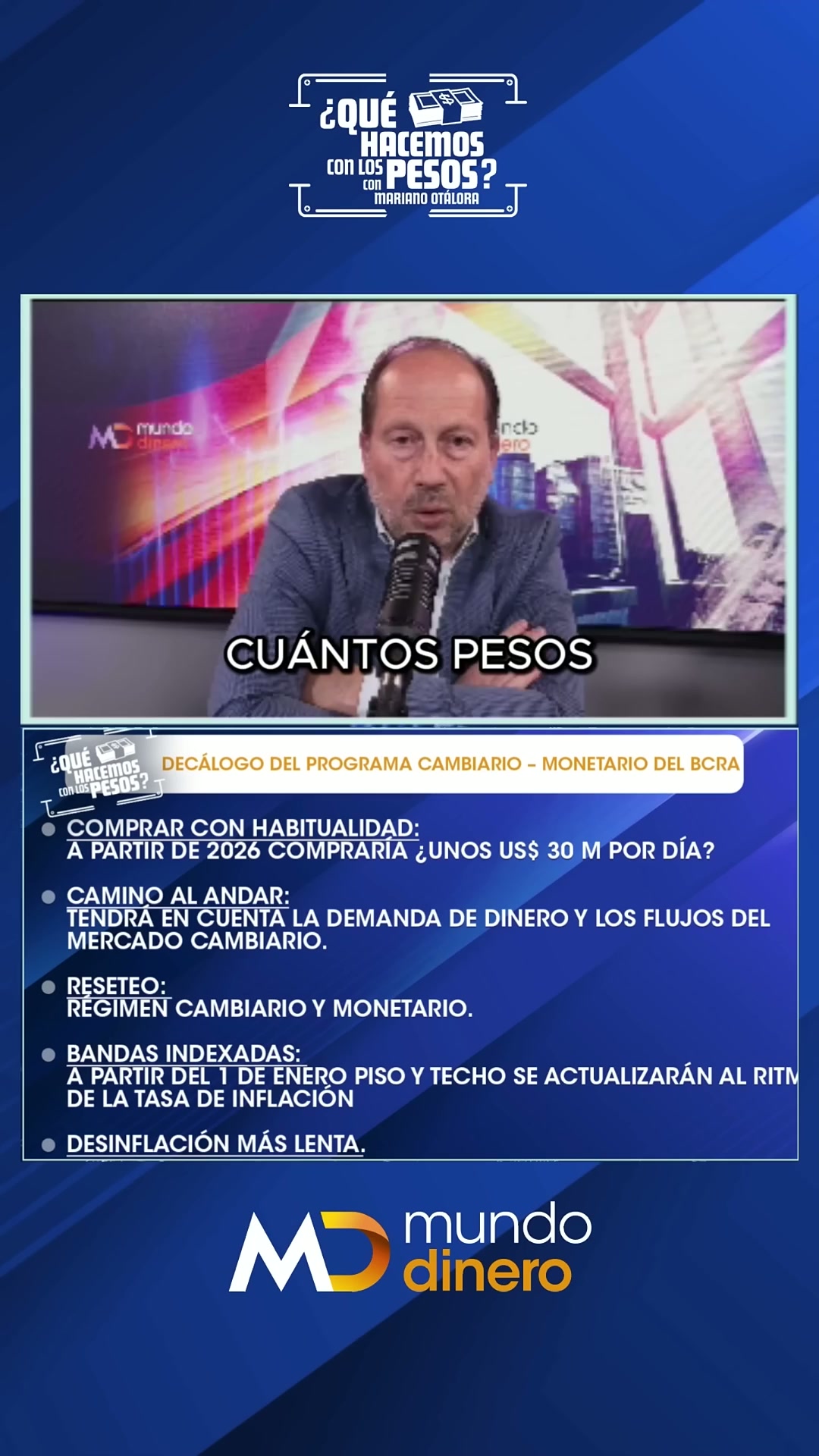 Un giro en el programa económico que cambia las reglas del juego