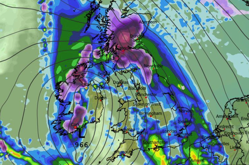 Met Éireann pinpoint likely day for snow as Ireland weather maps go ...