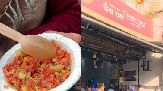 Safed gajar ka halwa, daulat ki chaat, habshi halwa: A winter food walk ...