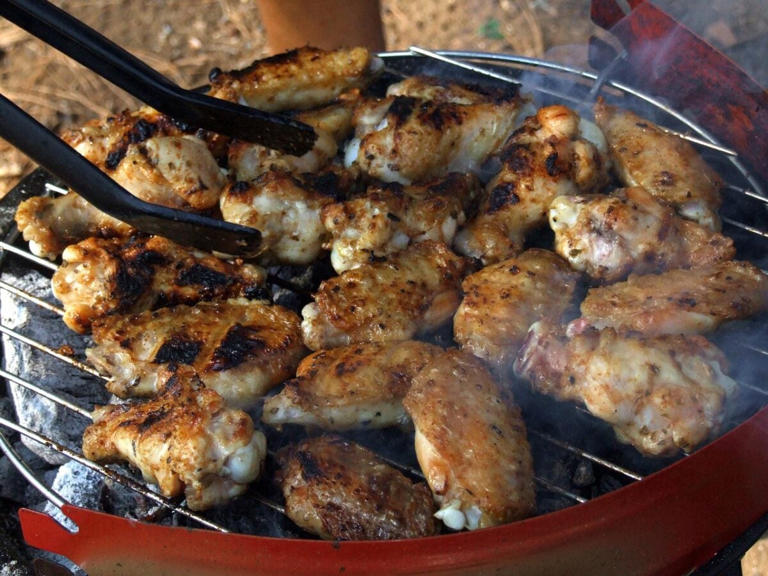 Pollo marinato alla brace