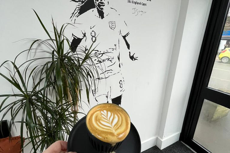 I went to England football legend's coffee shop - and couldn't believe ...