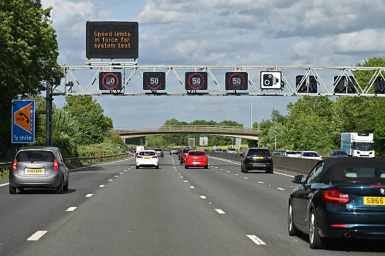 National Highways cuts motorway speed limit to 50mph across England